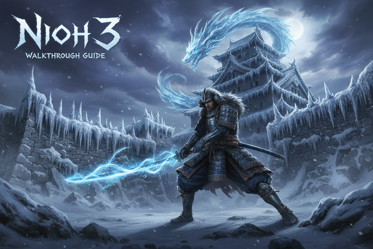 Nioh 3 Walkthrough Part 3: The Frostbitten Bastion & Frost-Bound Blade ...
