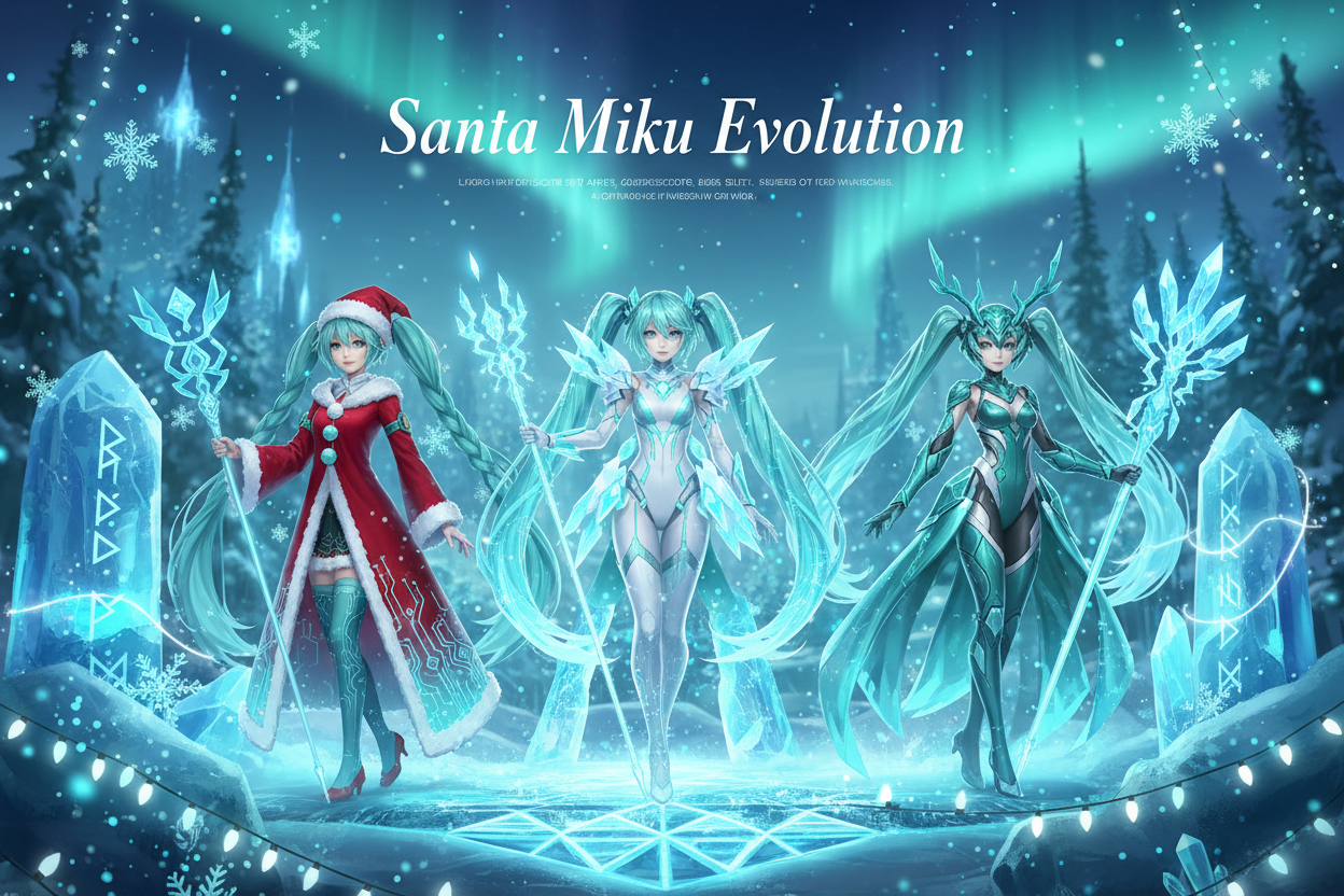 Santa Miku Evolution: Design History & 2025 Cosplay Fabrication Guide ...